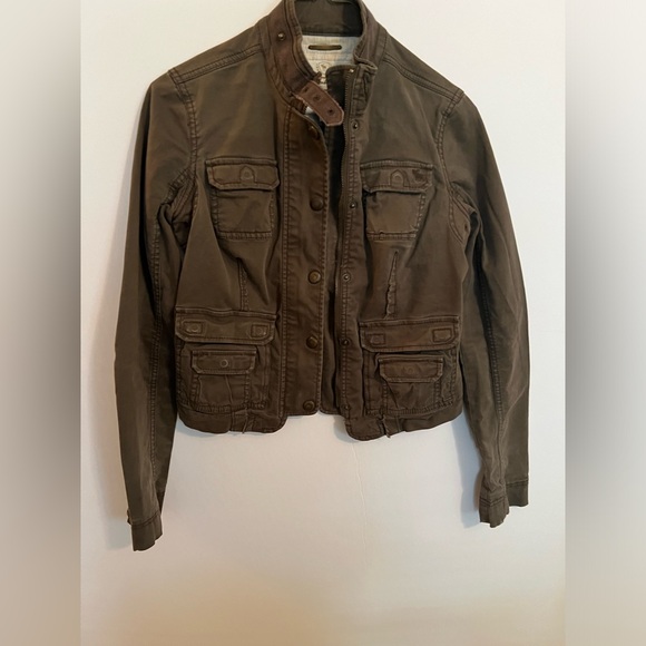 Abercrombie & Fitch | Jackets & Coats | Abercrombie Fitch Olive Green A F Utility Jacket Xl ...